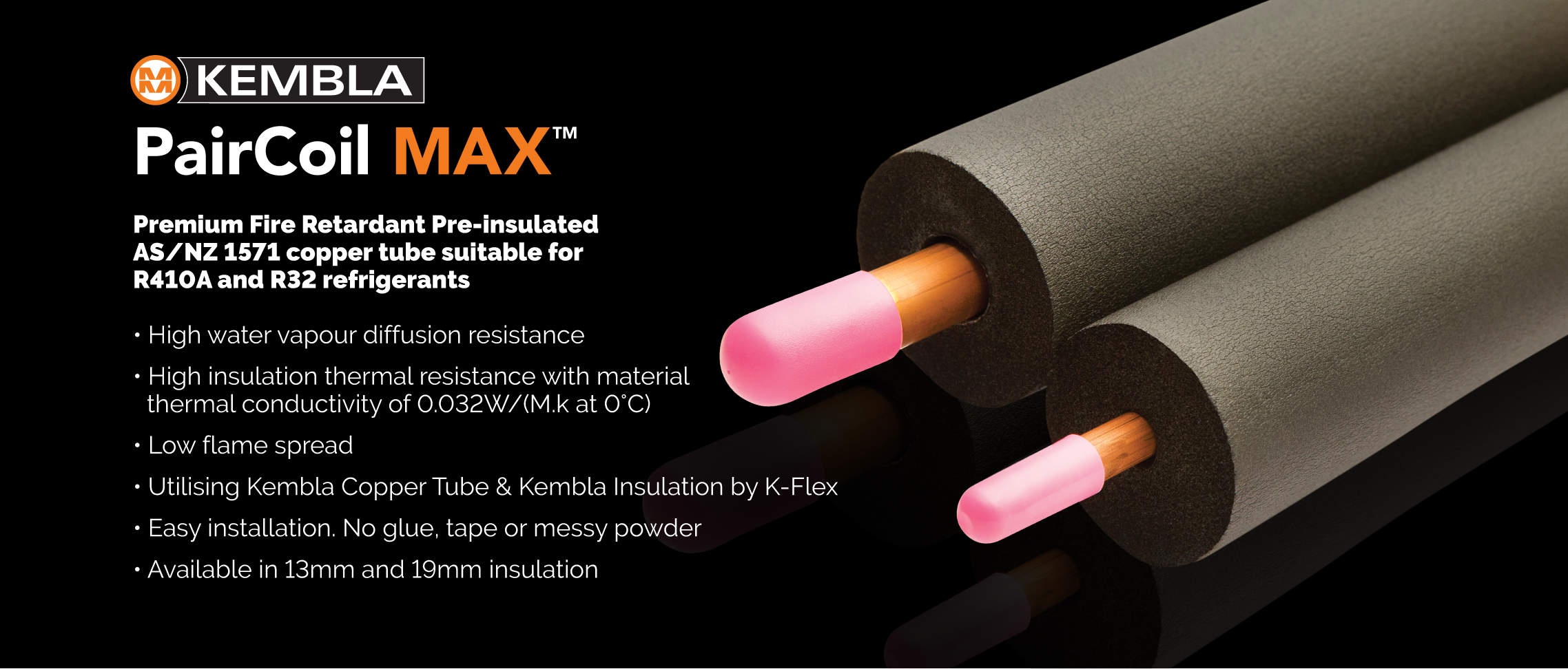 PairCoil MAX, PairCoilONYX & PairCoil – Kembla Copper The Home of the Famous Kembla Brands