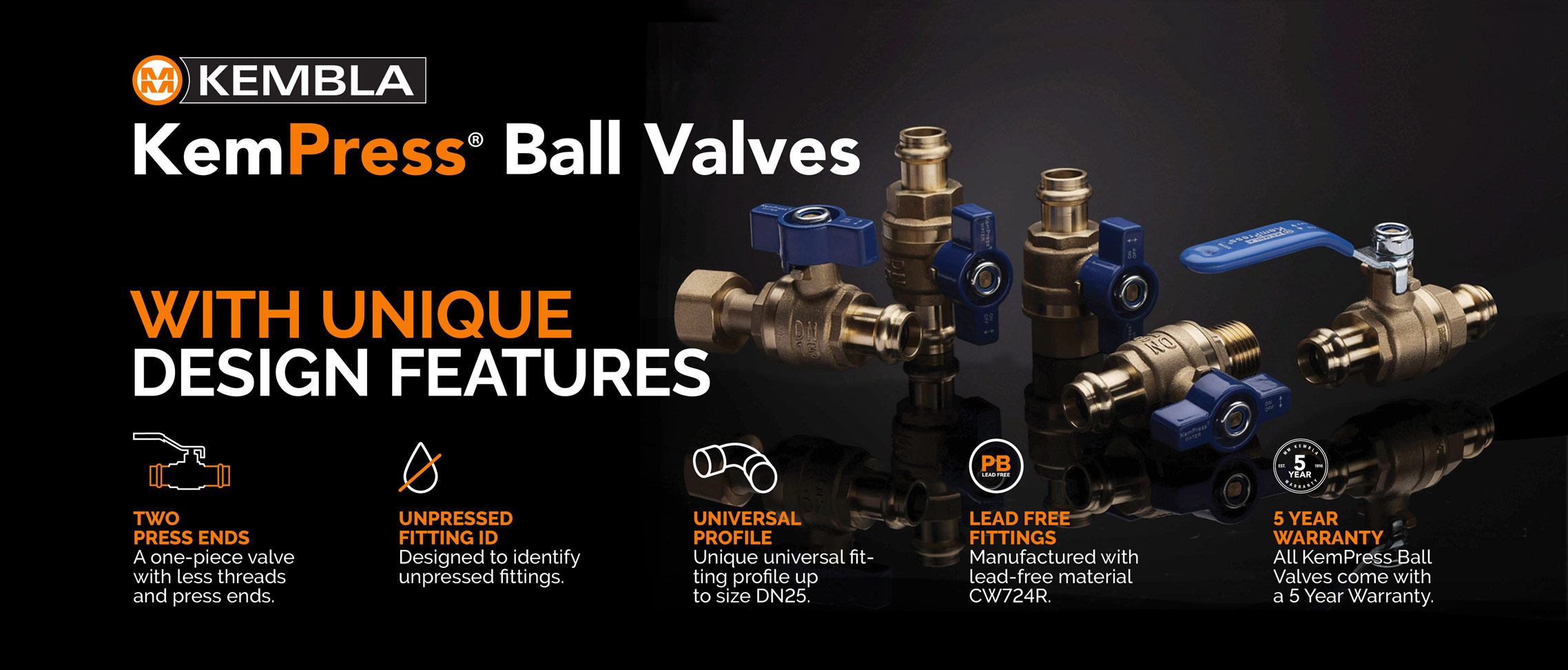 Kembla KemPress Ball Valves – Kembla Copper The Home of the Famous ...