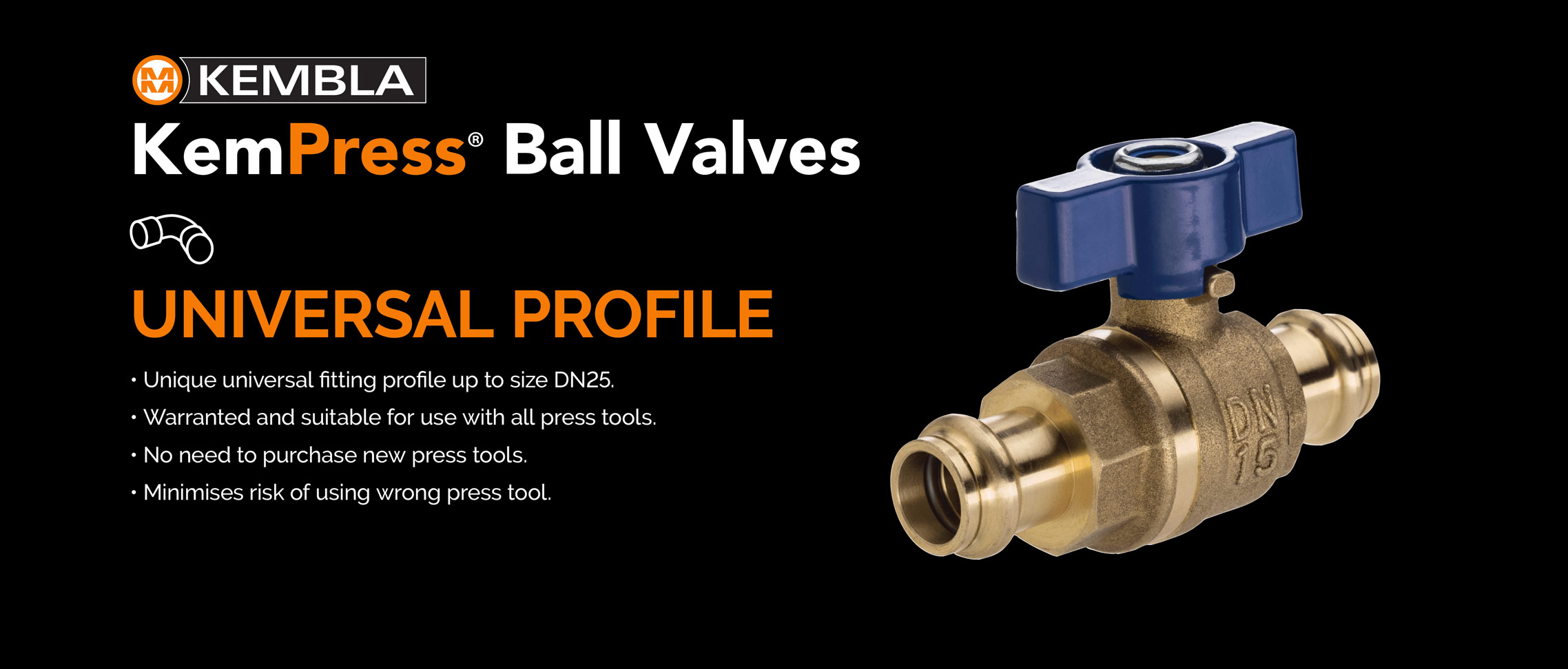 Kembla KemPress Ball Valves – Kembla Copper The Home of the Famous Kembla Brands